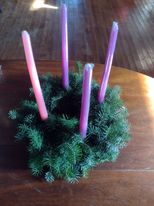 Advent Centerpiece With Four Candles - Oxford Winter Farmers' Market
